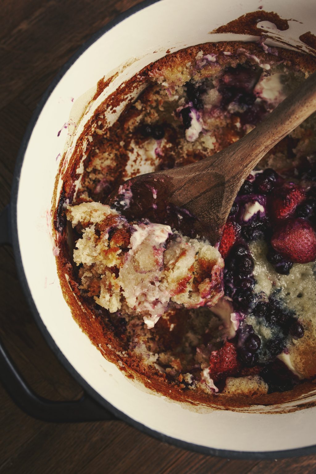 Frozen Berry Cobbler - Cast Iron Recipes